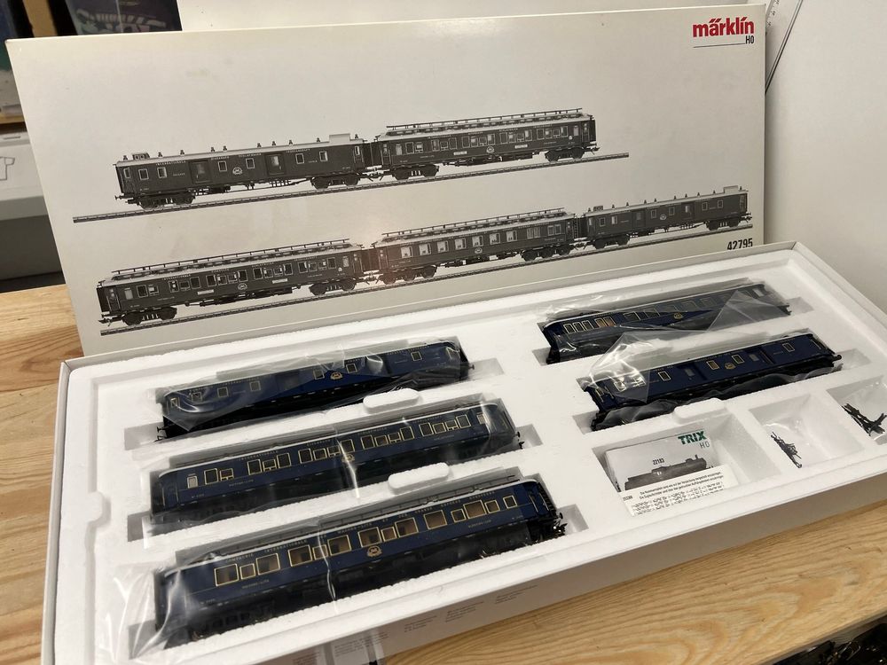 Märklin 42795 Schnellzugwagen-Set CIWL Orient-Express 1928 (Neu und originalverpackt) in ...