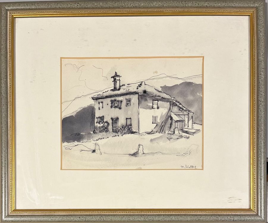 Aquarell von ein Haus Unleserlich Signiert (Gebraucht) in Hochdorf für CHF 5 – mit Lieferung auf ...
