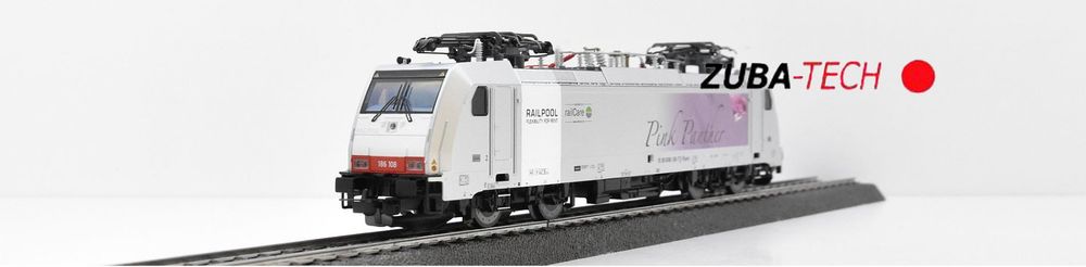 Piko 97722 E-Lok BR 186 Pink Panther Railpool H0 GS Digital (Neu (gemäss Beschreibung)) in St ...