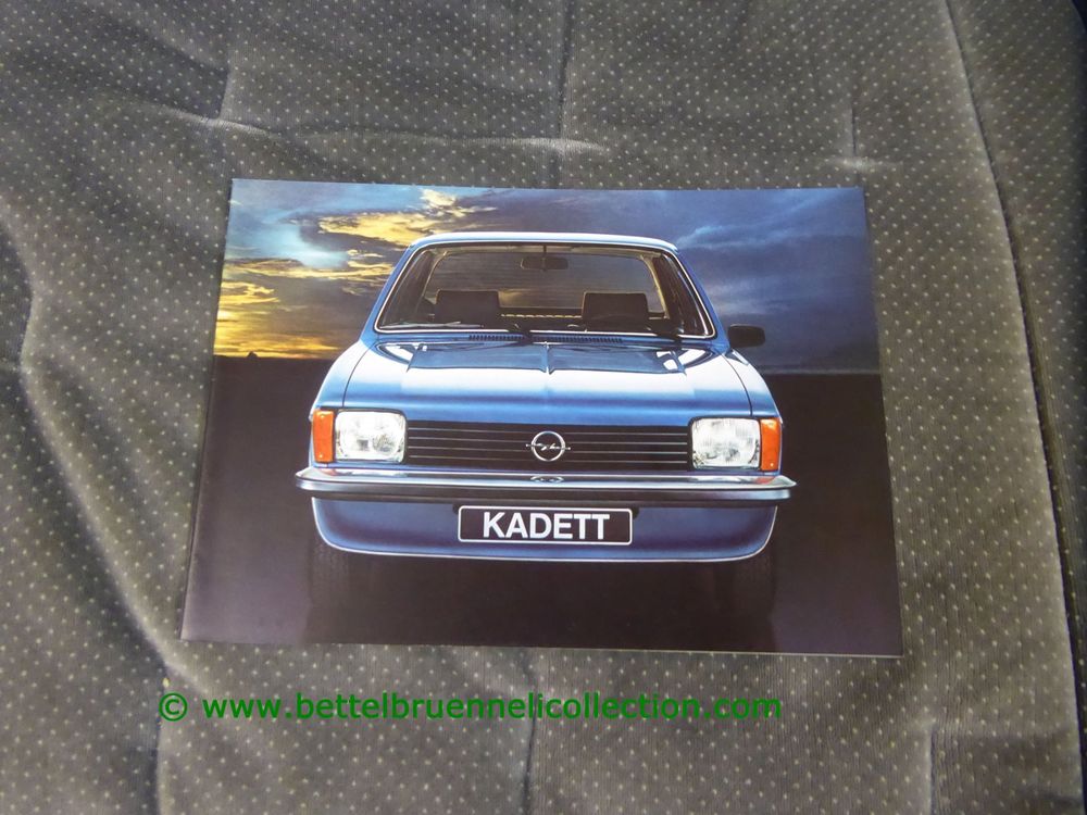 Opel Kadett C 1977/11 Prospekt italienisch GM-Biel (Gebraucht) in Weingarten-Kalth für CHF 17 ...