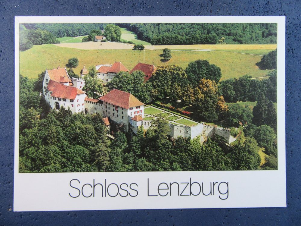 SCHLOSS LENZBURG LUFTBILD AG AK (Gebraucht) in Ettingen für CHF 0.95 – mit Lieferung auf Ricardo ...
