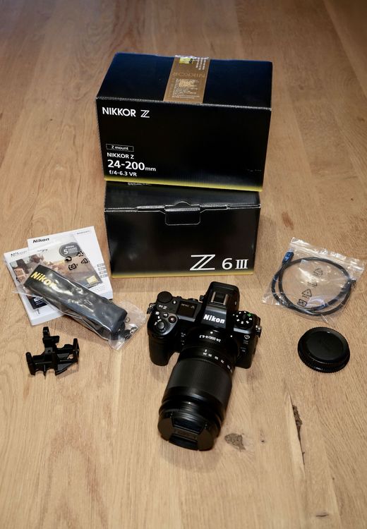 Nikon Z6III & NIKKOR Z 24-200mm f/4–6.3 VR mit OVP (Gebraucht) in Hofen ...