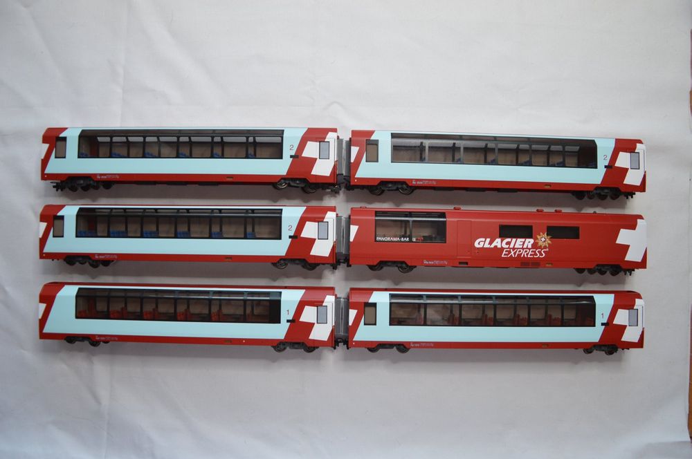 Bemo RhB Glacier-Express-Zug 6 Wg. (Neu (gemäss Beschreibung)) in Zürich für CHF 555 – mit ...