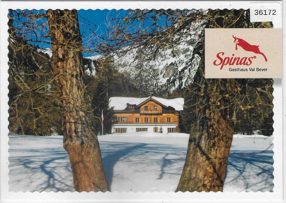 Gasthaus Spinas im Winter - Bever (Gebraucht) in Ettingen für CHF 2 ...