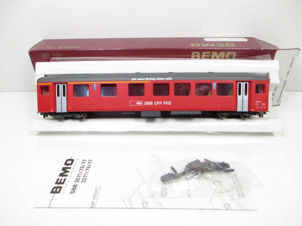 Bemo H0m 3277 428 SBB Personenwagen 100 Jahre Brünig-Bahn (Neu und originalverpackt) in Olten ...
