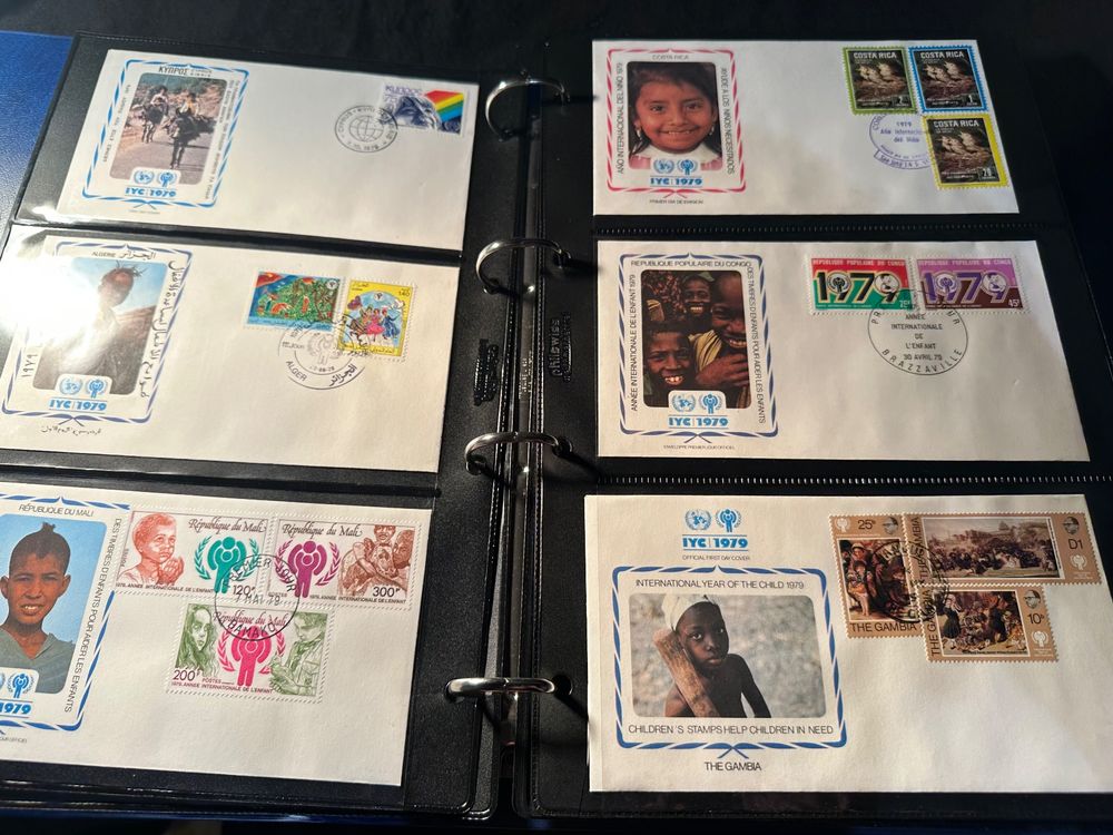 Album FDC Ersttag Internationales Jahr des Kindes 1979 (Gebraucht) in ...