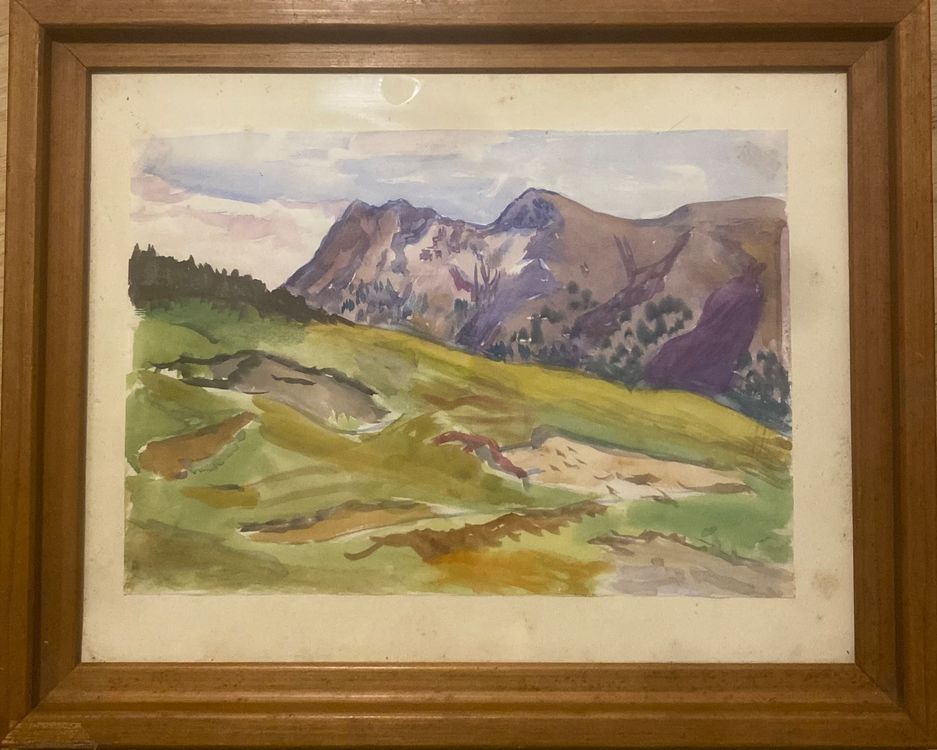Anfangs 20.Jh. Schweizer Schule Landschaft Aquarell (Gebraucht) in Root für CHF 19 – mit ...