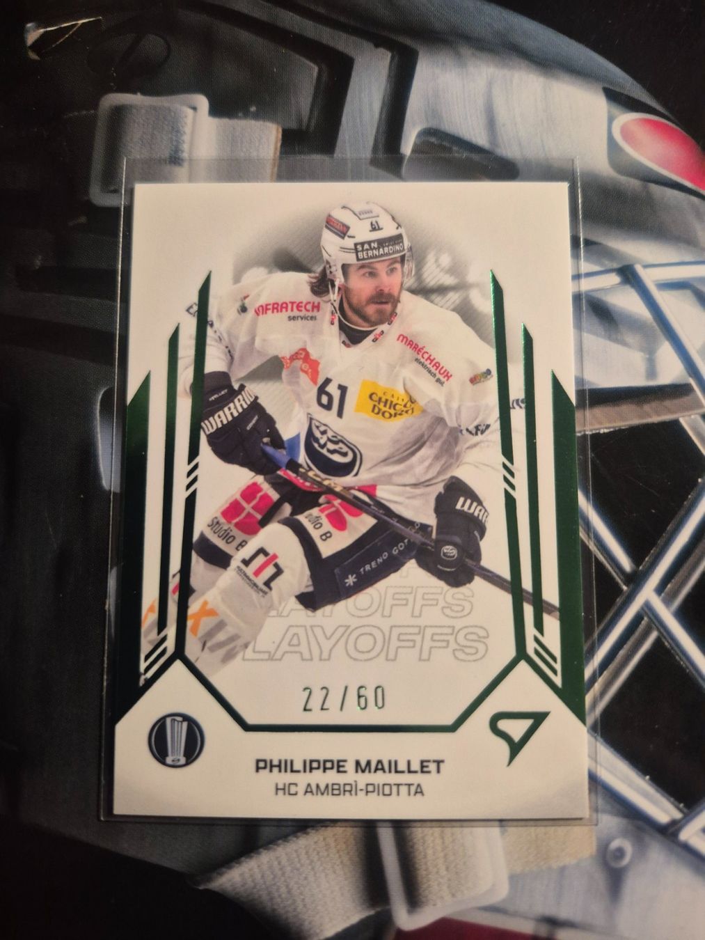 Philippe Maillet HC Ambri 2024/25 Sportzoo Playoffs 22/60 (Gebraucht ...