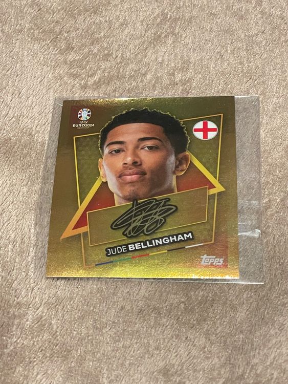 Topps Euro 2024 Jude Bellingham ENG SP Gold Deutsche Edition (Neu ...