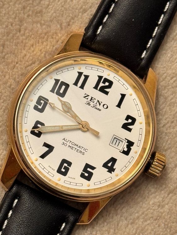 Verkaufe ZENO-Automatic-Uhr ETA2846 Ref 6554 NEUWERTIG (Neu (gemäss Beschreibung)) in Grenchen ...