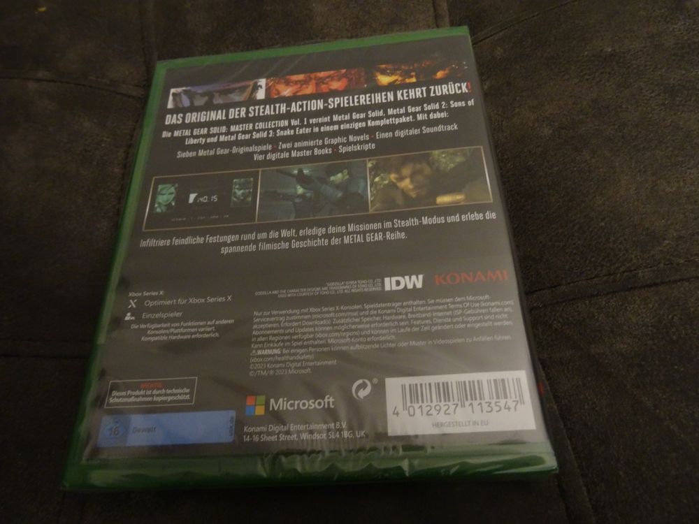 Metal Gear Solid - Master Collection Vol. 1 XBOX ONE NEUWARE (Neu und originalverpackt) in Olten ...
