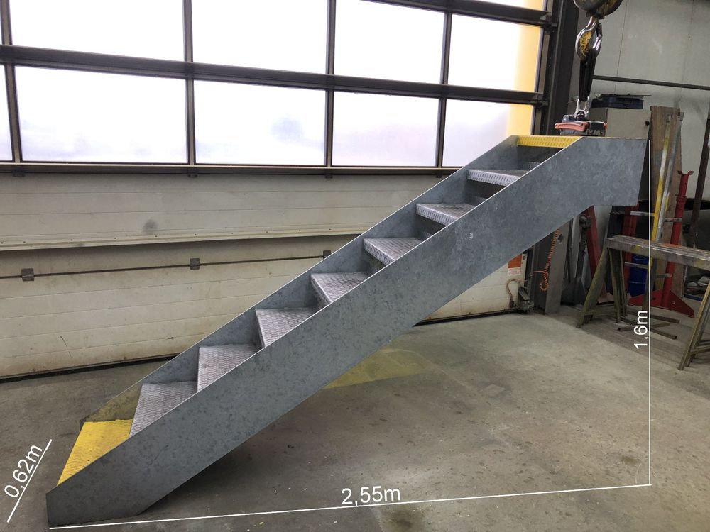 Metalltreppe, Stahltreppe feuerverzinkt | Kaufen auf Ricardo