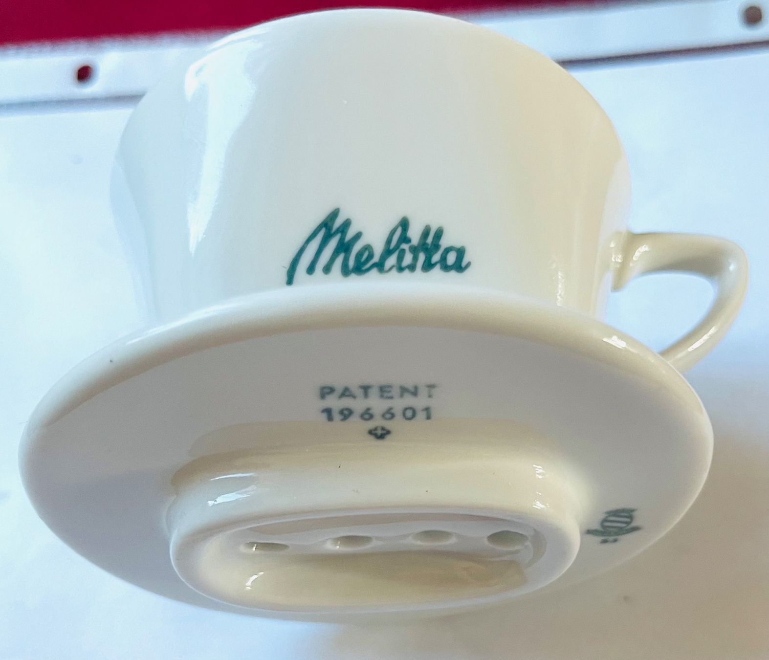 Melitta-Mini 100,Langenthal 1953 Kaffeefilter,CH.-Patent (Gebraucht) in ...