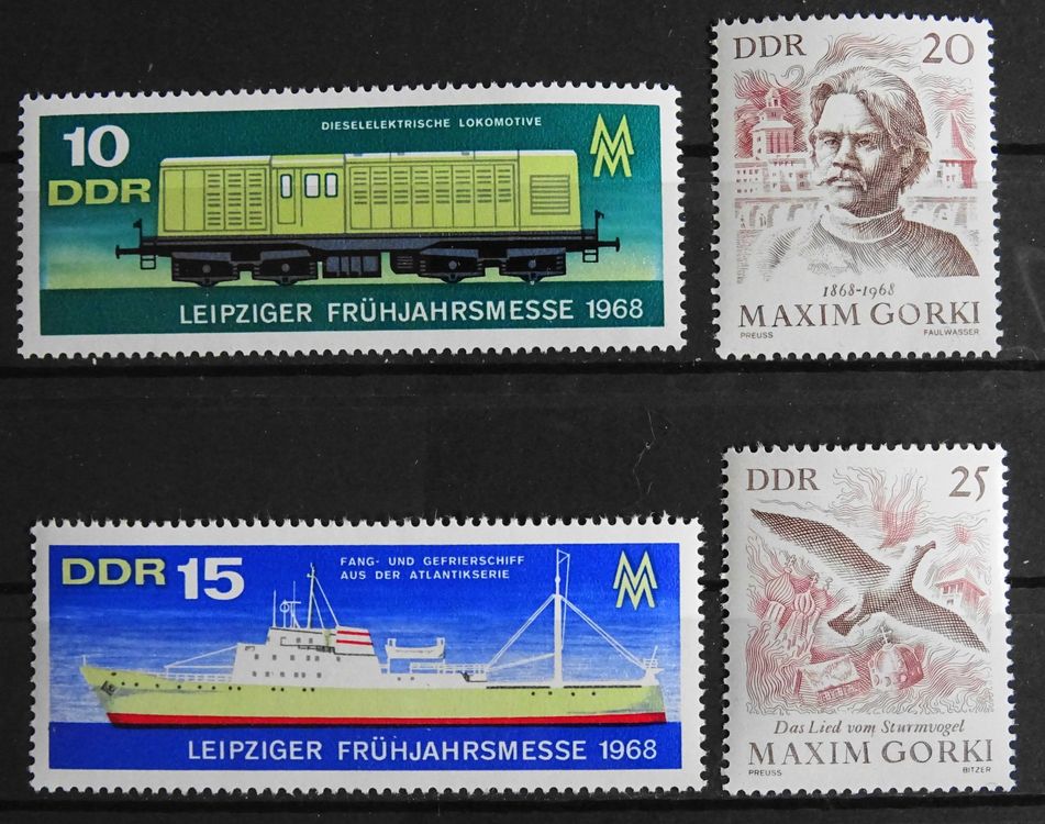 DDR 1968, 2 Serien **postfrisch (Neu (gemäss Beschreibung)) in Haslen GL für CHF 0.55 – mit ...