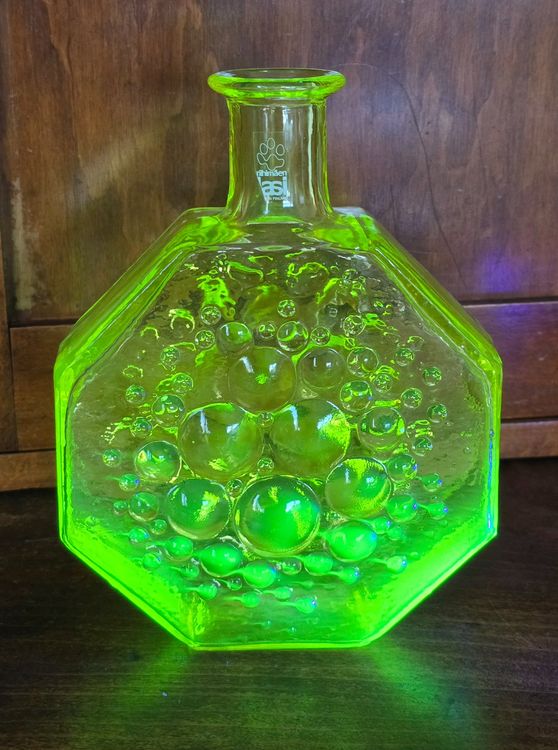 Uranglas Riihimäen Lasi Nanny Still Vase Vintage m.Label rar (Gebraucht ...