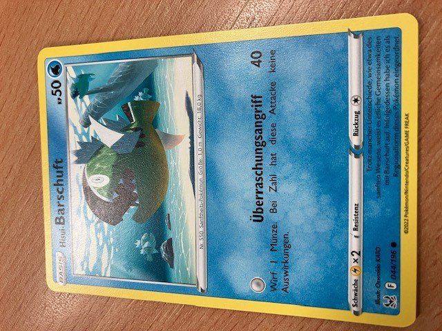 Pokemon Hisui-Barschuft 044/196 (Gebraucht) in Ruggell für CHF 0.2 ...
