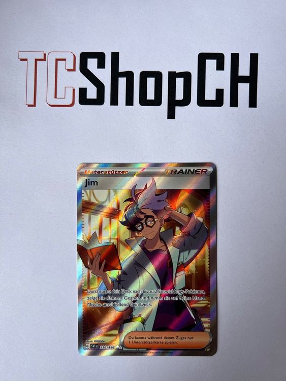 Pokemon Trainer Jim Full Art (Neu (gemäss Beschreibung)) in für CHF 11 ...