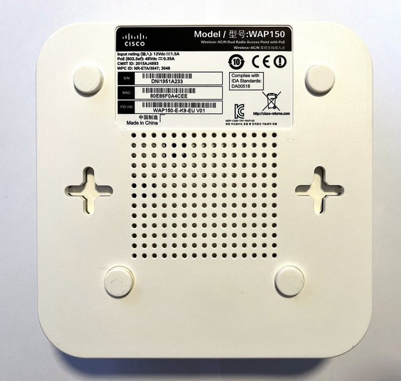 Cisco WAP150 Wireless-AC/N Dual Radio Access Point (Gebraucht) in ...