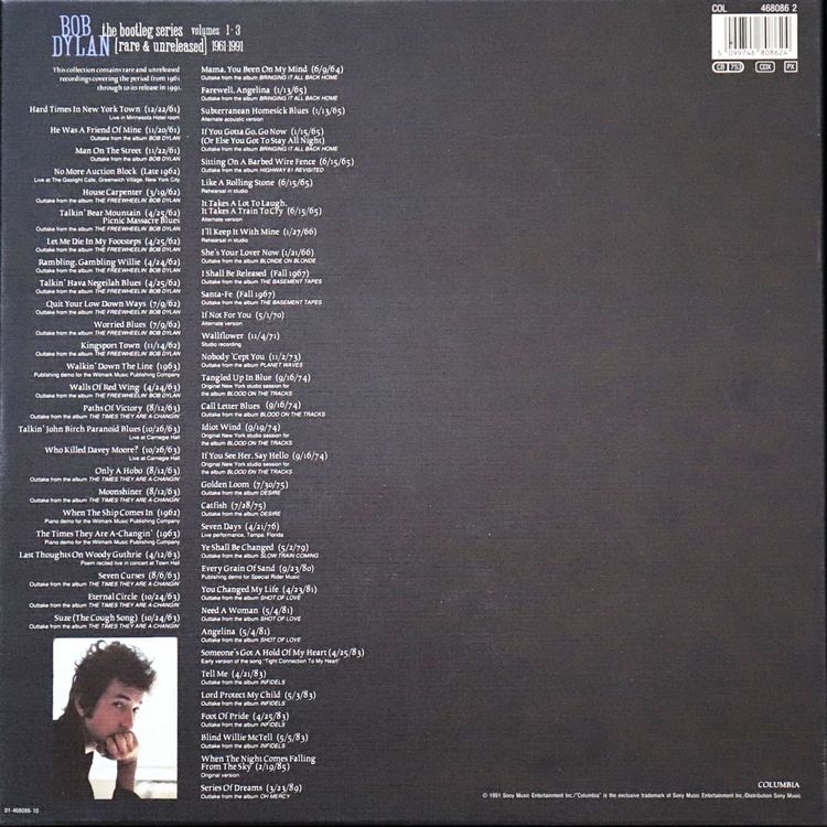 Bob Dylan "Bootleg Series 1-3", 1961-1991, 3 CDs in Box (Neu (gemäss ...