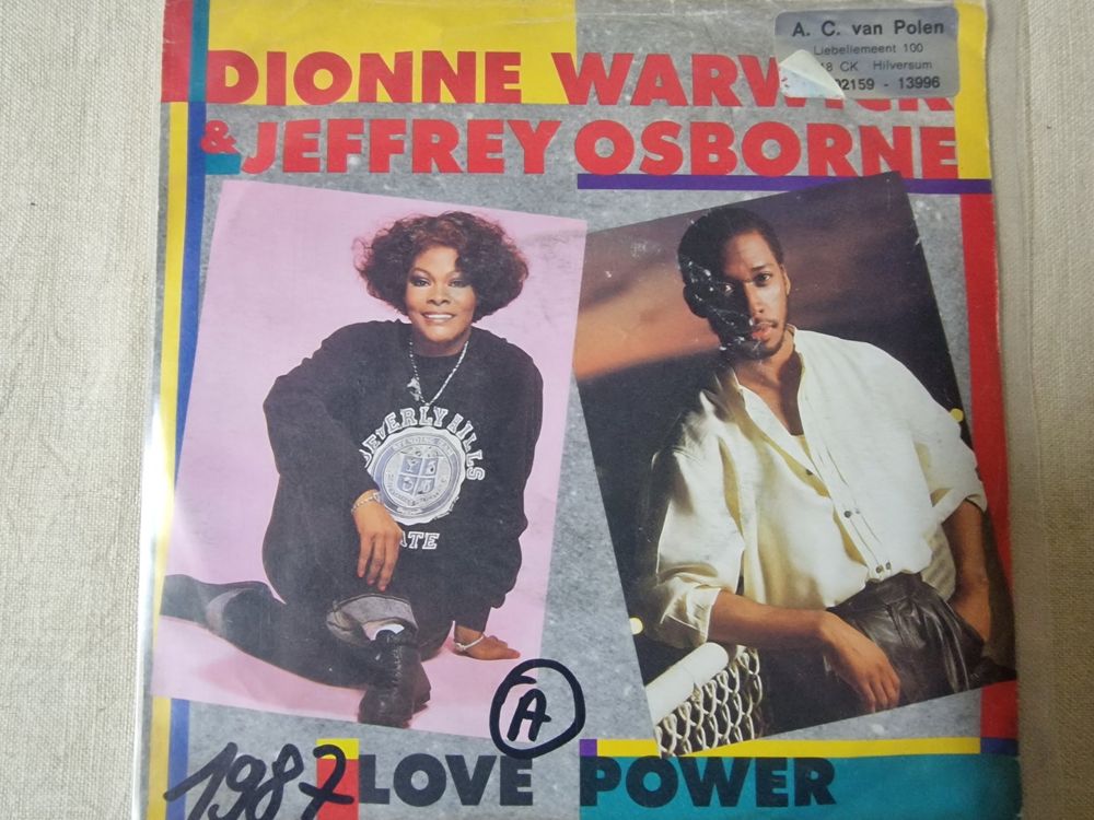 Dionne Warwick & Jeffrey Osborne Single – Love Power (Gebraucht) in Root für CHF 4 – mit ...