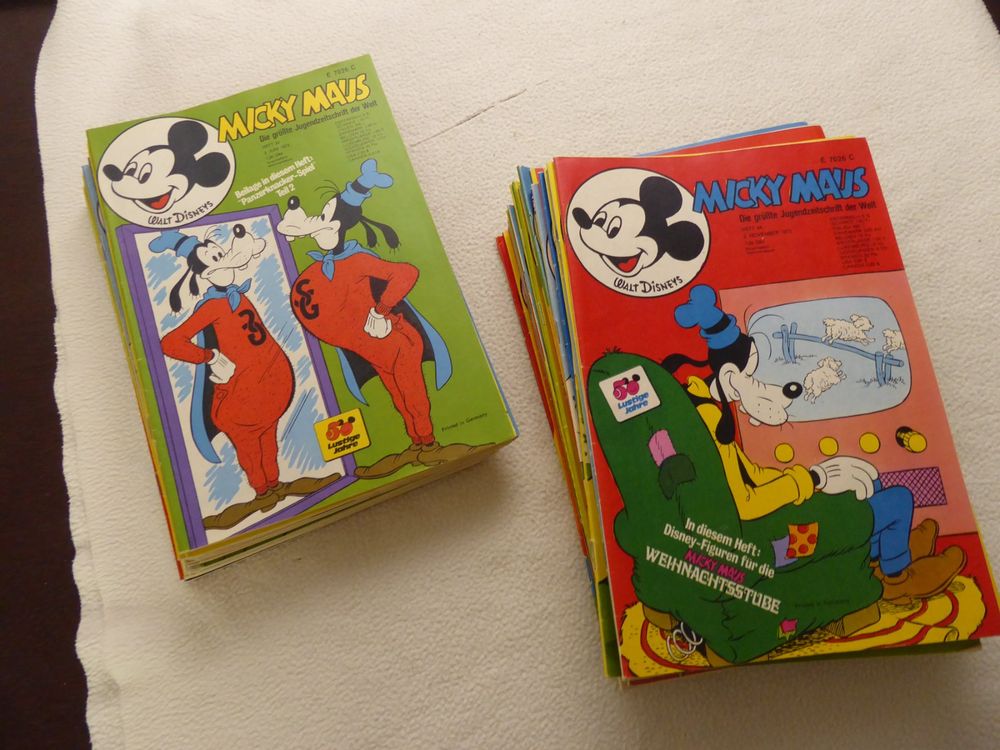 Micky Maus 1973 Nummer 1-52 komplett (Gebraucht) in Leuggern für CHF ...