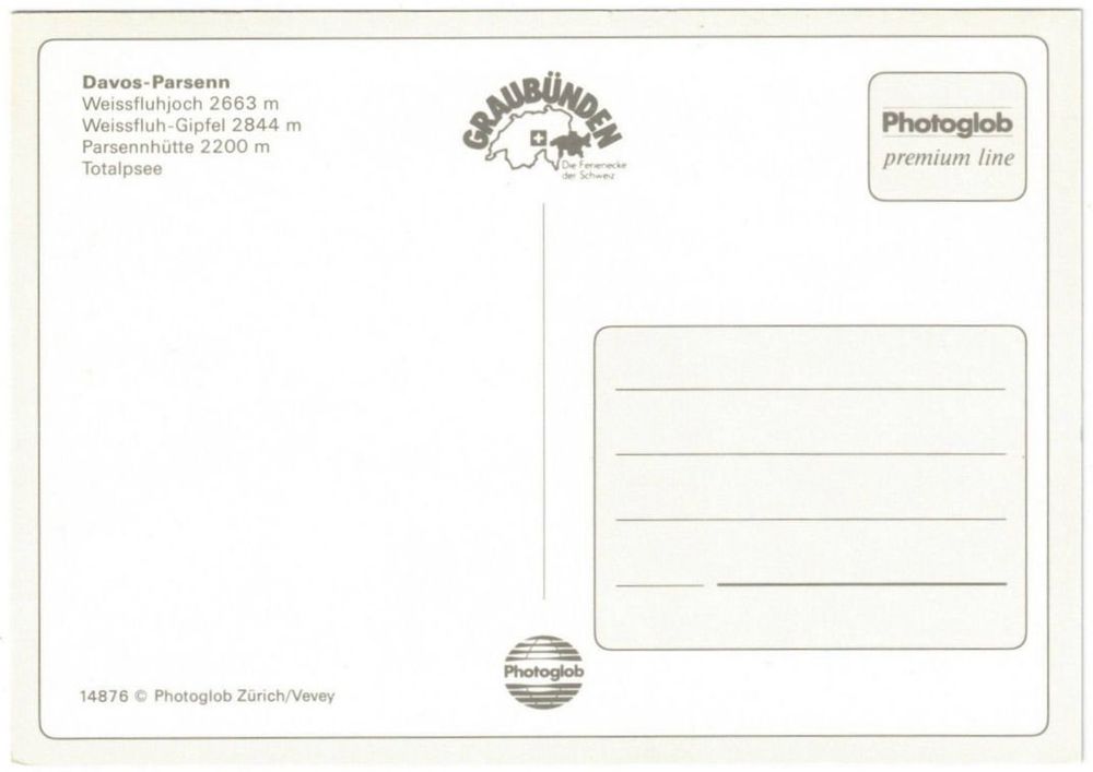 Davos - 4 Bild AK Parsenn (Gebraucht) in Binningen für CHF 1 – mit ...