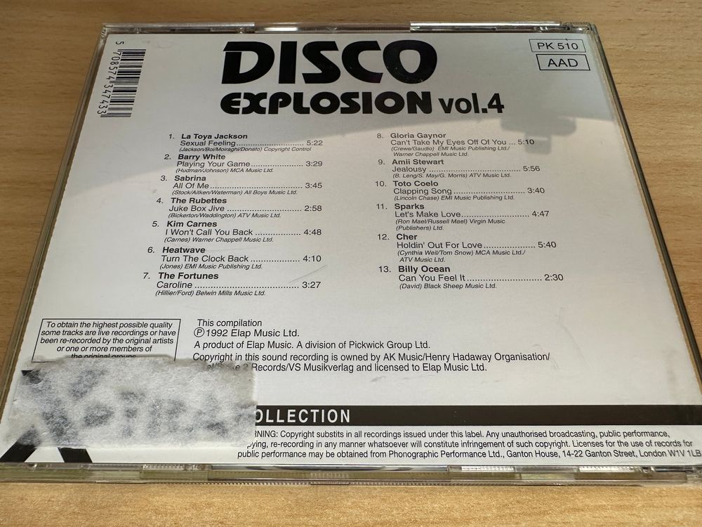 Various – Disco Explosion Vol. 4 | Kaufen auf Ricardo