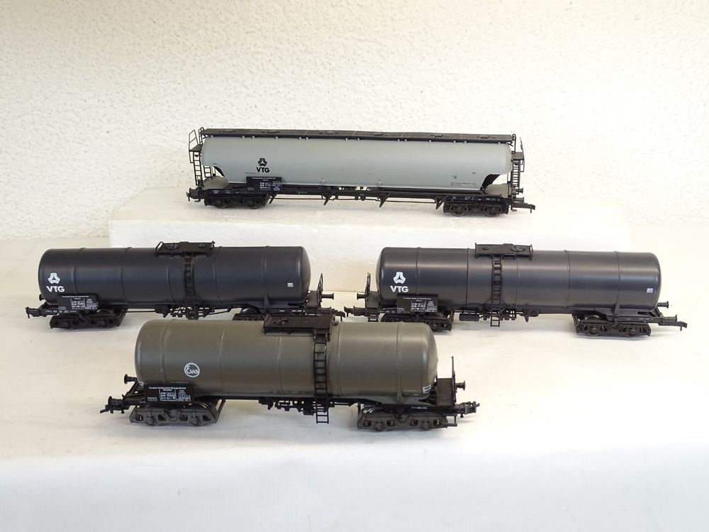 Roco / Fleischmann 4 x Tankwagen VTG / EVA, H0,GS/DC (Gebraucht) in ...