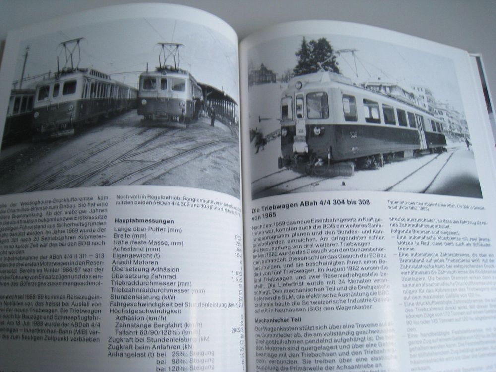 Die Berner-Oberland-Bahnen, Hans Häsler / Minirex-Verlag (Gebraucht) in ...