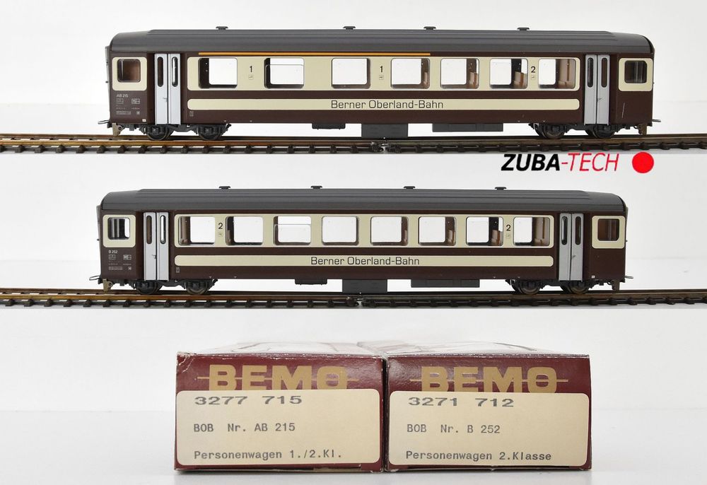 Bemo 2x Personenwagen BOB H0m GS mit OVP | Kaufen auf Ricardo