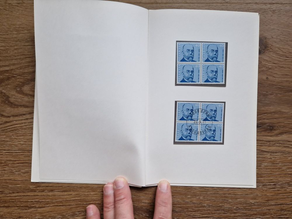 Heft mit der Briefmarkenausgabe Berühmte Mediziner | Kaufen auf Ricardo