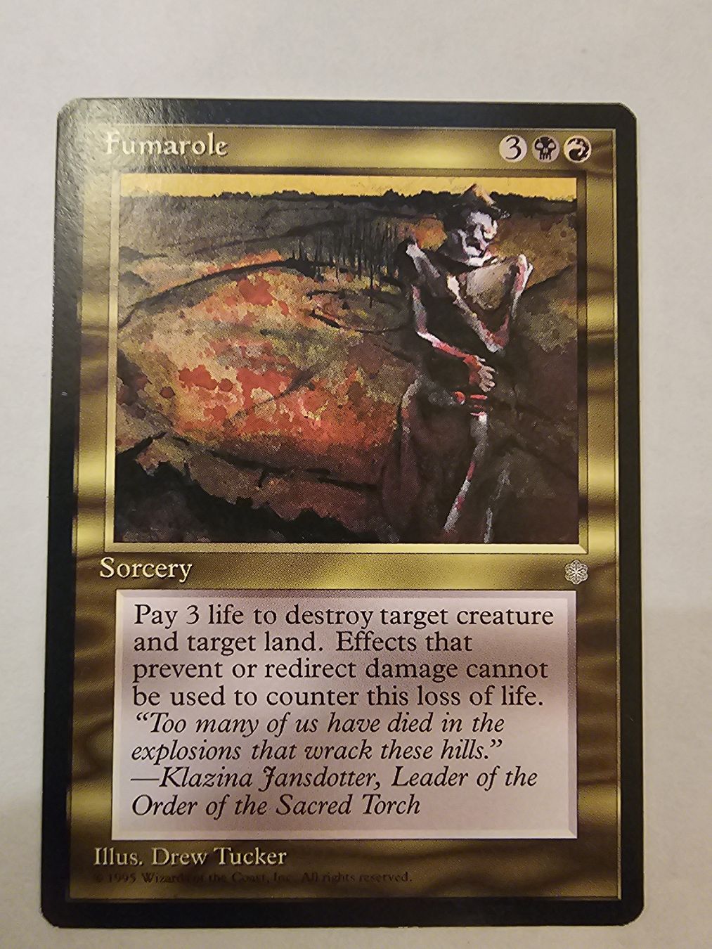 Magic the Gathering - Fumarole seltene Karte (Gebraucht) in Wisen SO ...