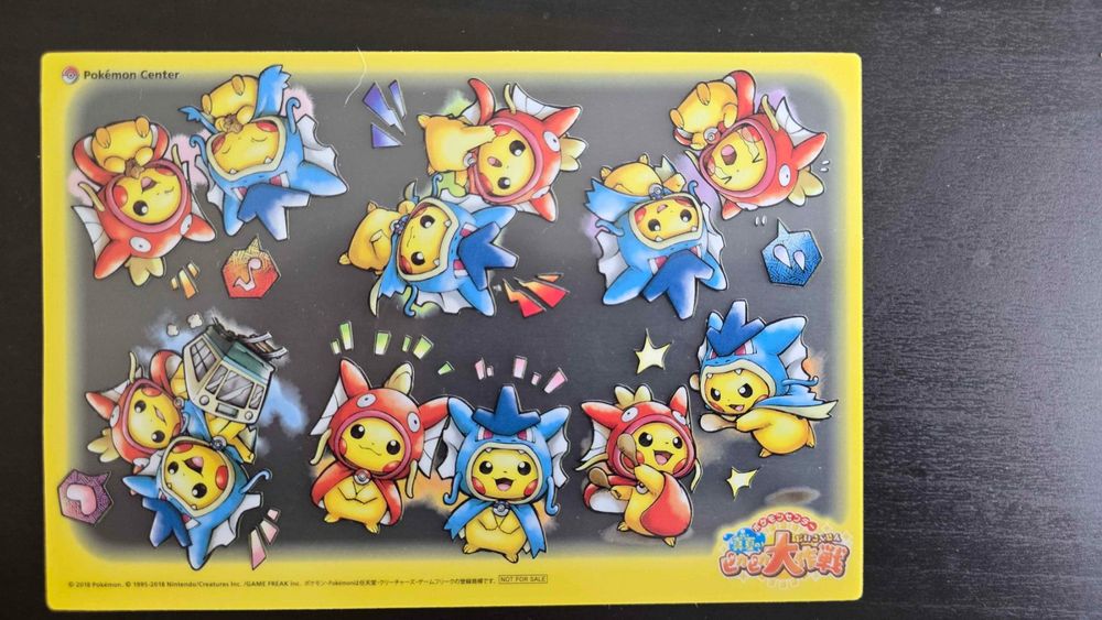 Tokyo Pokemon Center Transparent Cards 2016 Poncho Pikachu | Kaufen auf ...