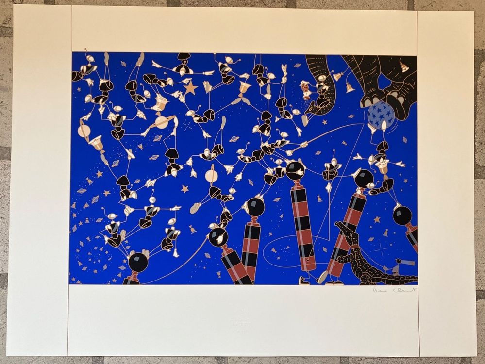 Tableau - impression - signé Pierre Clément - Tralalajahal (Gebraucht) in Renens VD für CHF 40 ...