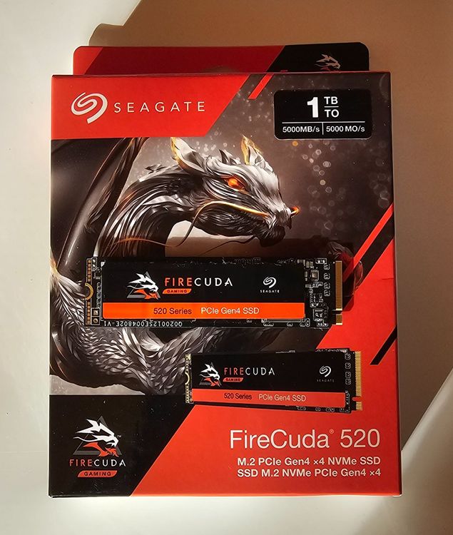 SSD Seagate FireCuda 520 (1000 Go, M.2 2280) | Kaufen auf Ricardo