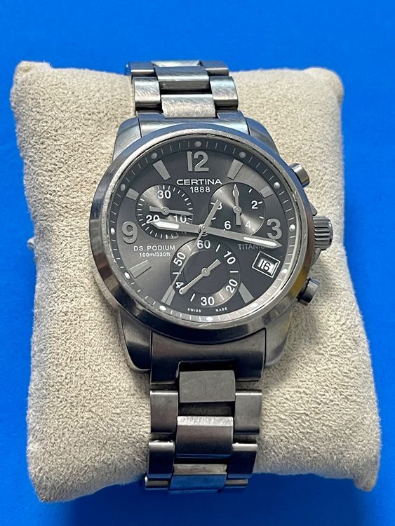 CERTINA DS PODIUM CHRONOGRAPH TITANIUM (Gebraucht) in Goldach für CHF 176 – mit Lieferung auf ...