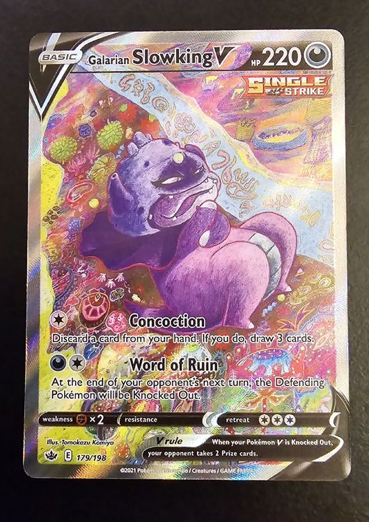 Carte Pokémon Galarian Slowking V 179/198 | Kaufen auf Ricardo