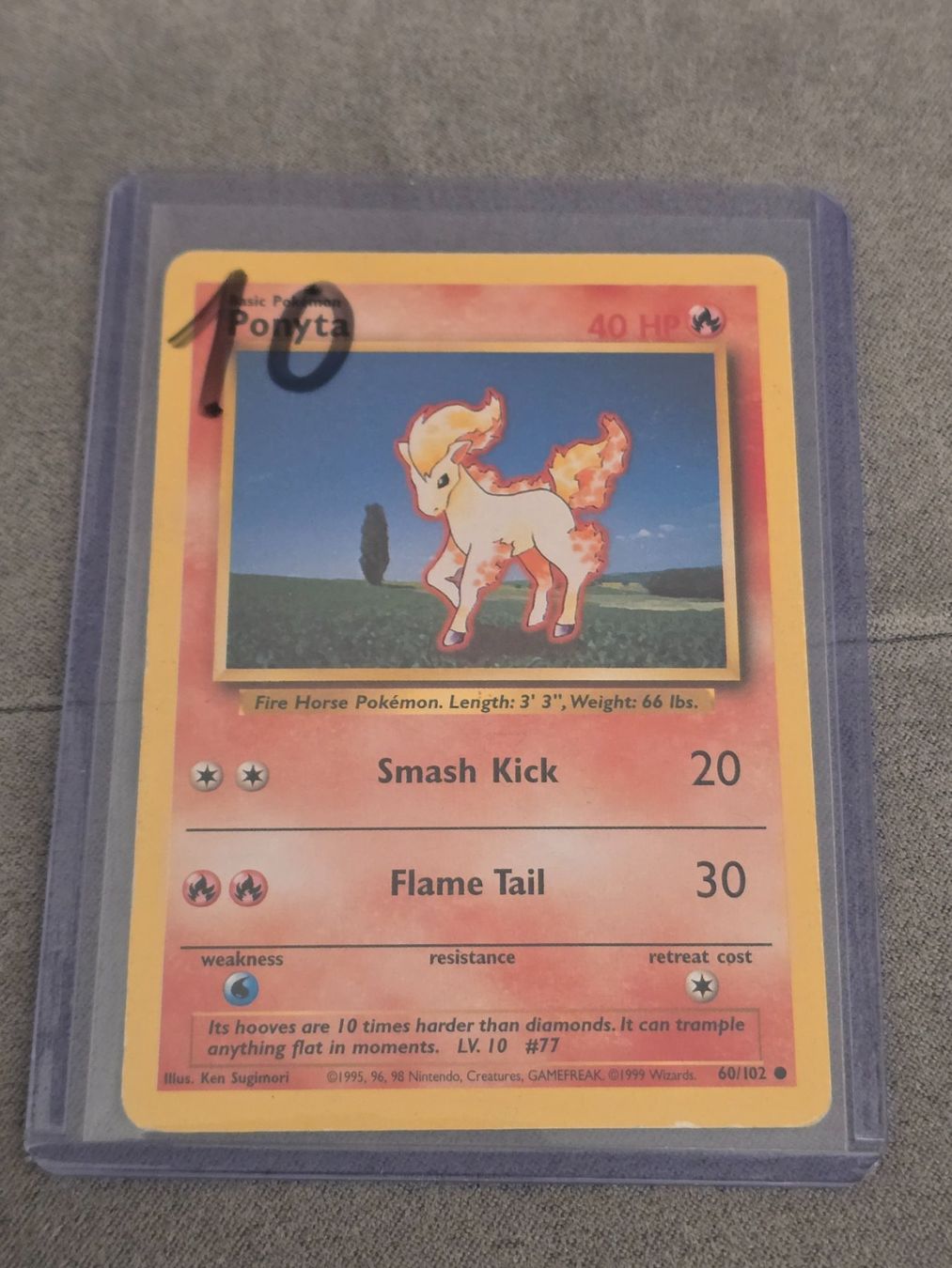 🇺🇸 Pokemon Base 》Ponyta 60/102 (Gebraucht) in Niederbipp für CHF 6 ...
