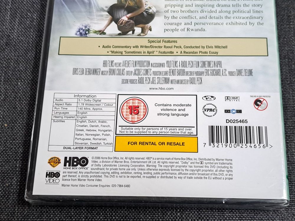 IMPORT-DVD: Sometimes In April (Rwanda 1994) mit Idris Elba (Neu und ...