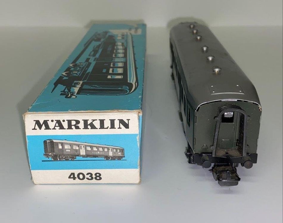 Märklin 4038 H0 SBB Personenwagen 2. Klasse Blechwagen OVP (Gebraucht ...