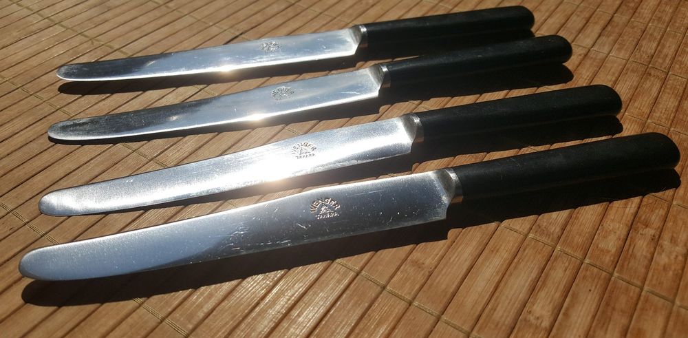 4Stk. Antike Tafelmesser WENGER TAHARA mit altem Logo | Kaufen auf Ricardo