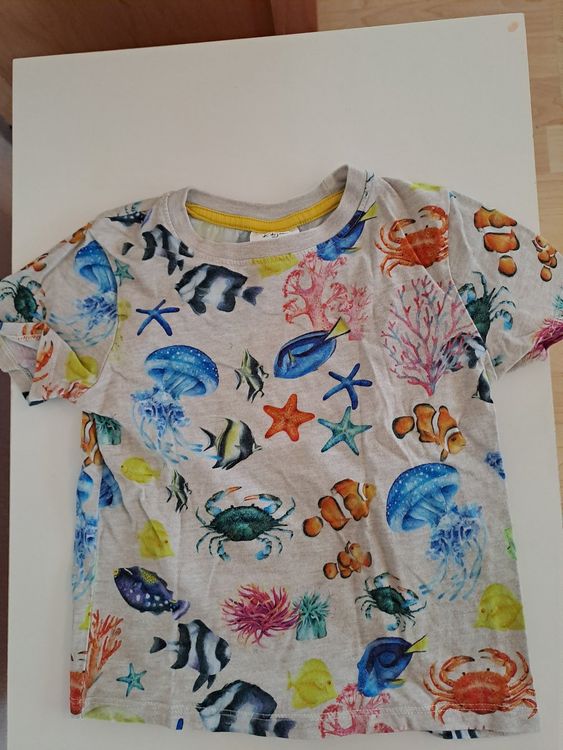Sommer Tshirt Meerestiere H&M 98/104 | Kaufen auf Ricardo