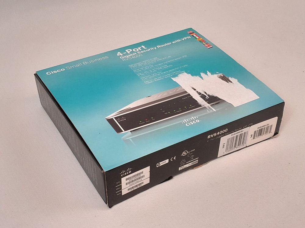CISCO RVS4000 4 - Port Gigabit Security Router (Gebraucht) in ...