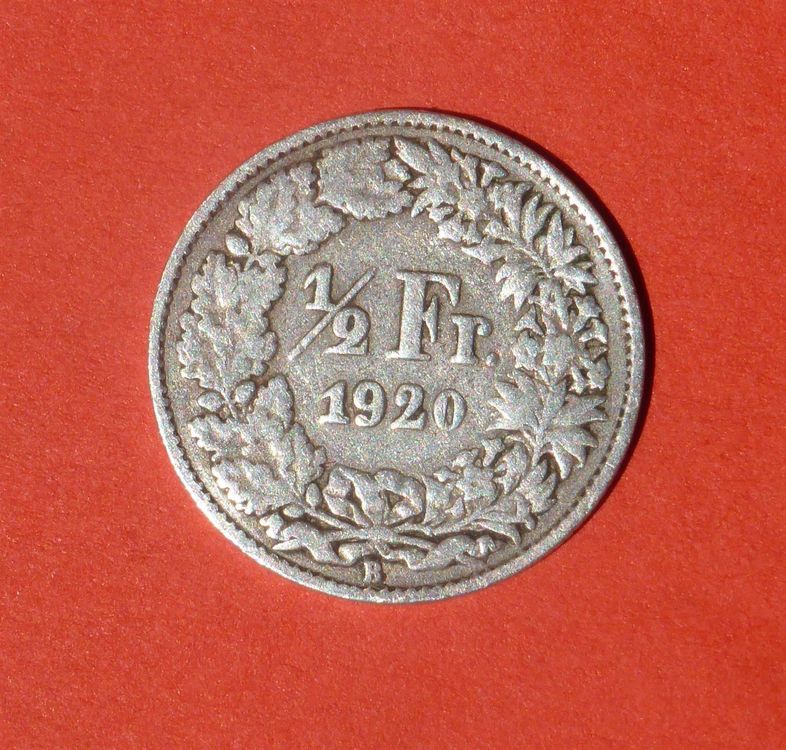 50 Rappen 1920 (Gebraucht) in Richterswil für CHF 1 – mit Lieferung auf Ricardo kaufen