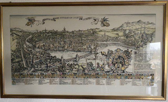 Historischer Stadtplan Luzern gerahmt (Gebraucht) in Büren an der Aare für CHF 190 – mit ...