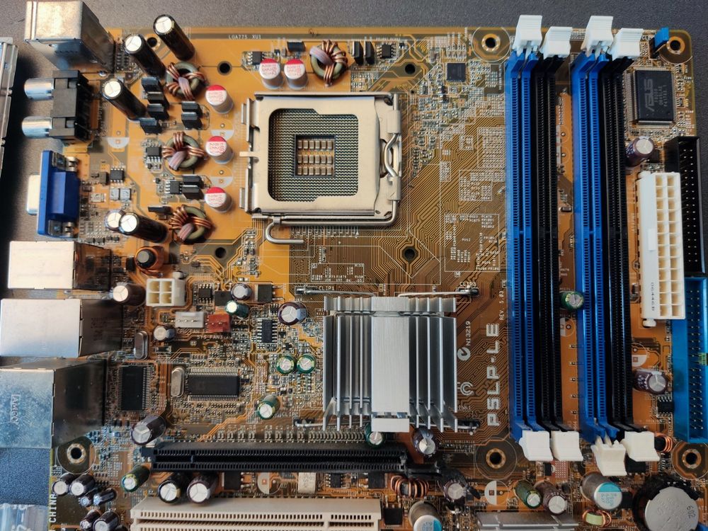 ASUS P5LP-LE LGA 775 Mainboard mit Blende (Gebraucht) in Thundorf für ...