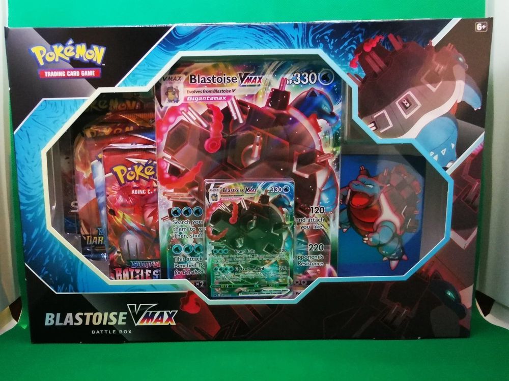 Pokemon Turtok Blastoise VMAX Battle Box EN *NEU* + OVP | Kaufen auf ...