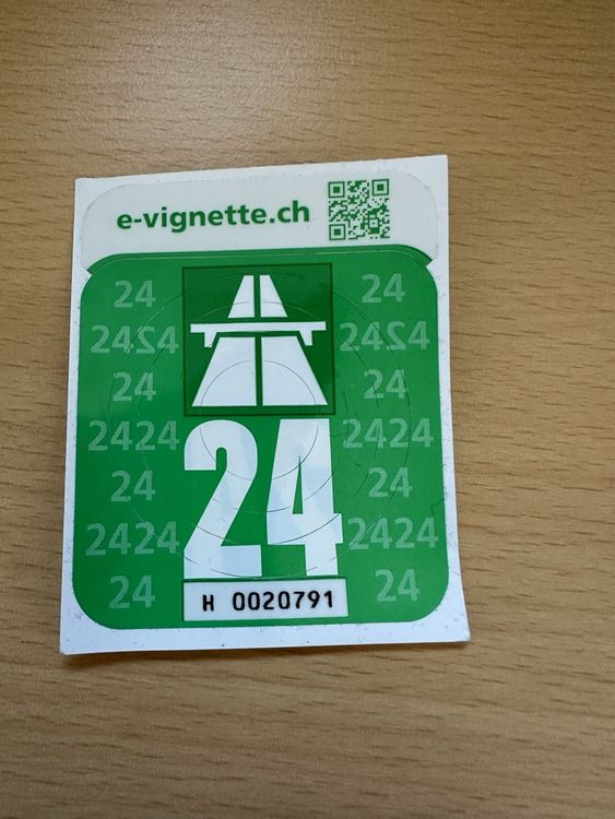 Vignette 2024 (Neu und originalverpackt) in für CHF 31 – mit Lieferung ...