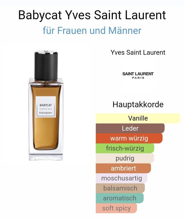 YSL Babycat 5ml Abfüllung Le Vestiaire des Parfums unisex | Kaufen auf ...
