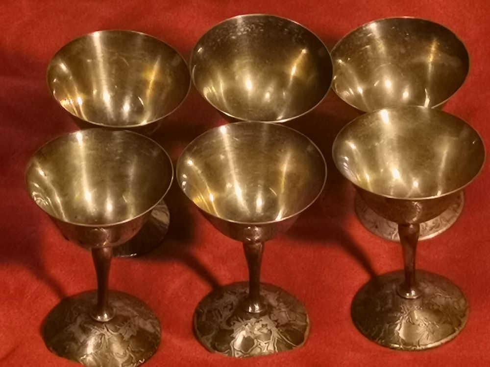 6er Set Champagner Kleche Silber (Gebraucht) in Mellingen für CHF 56.5 ...